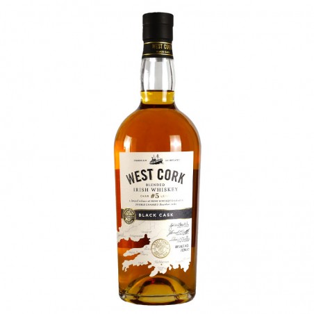 Whisky West Cork Black Cask Blended Irish Whiskey - Drinks Explorer